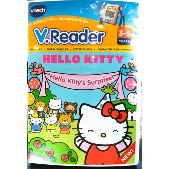 vtech | Other | Vtech Vreader Hello Kitty Syllables Plural Singular ...